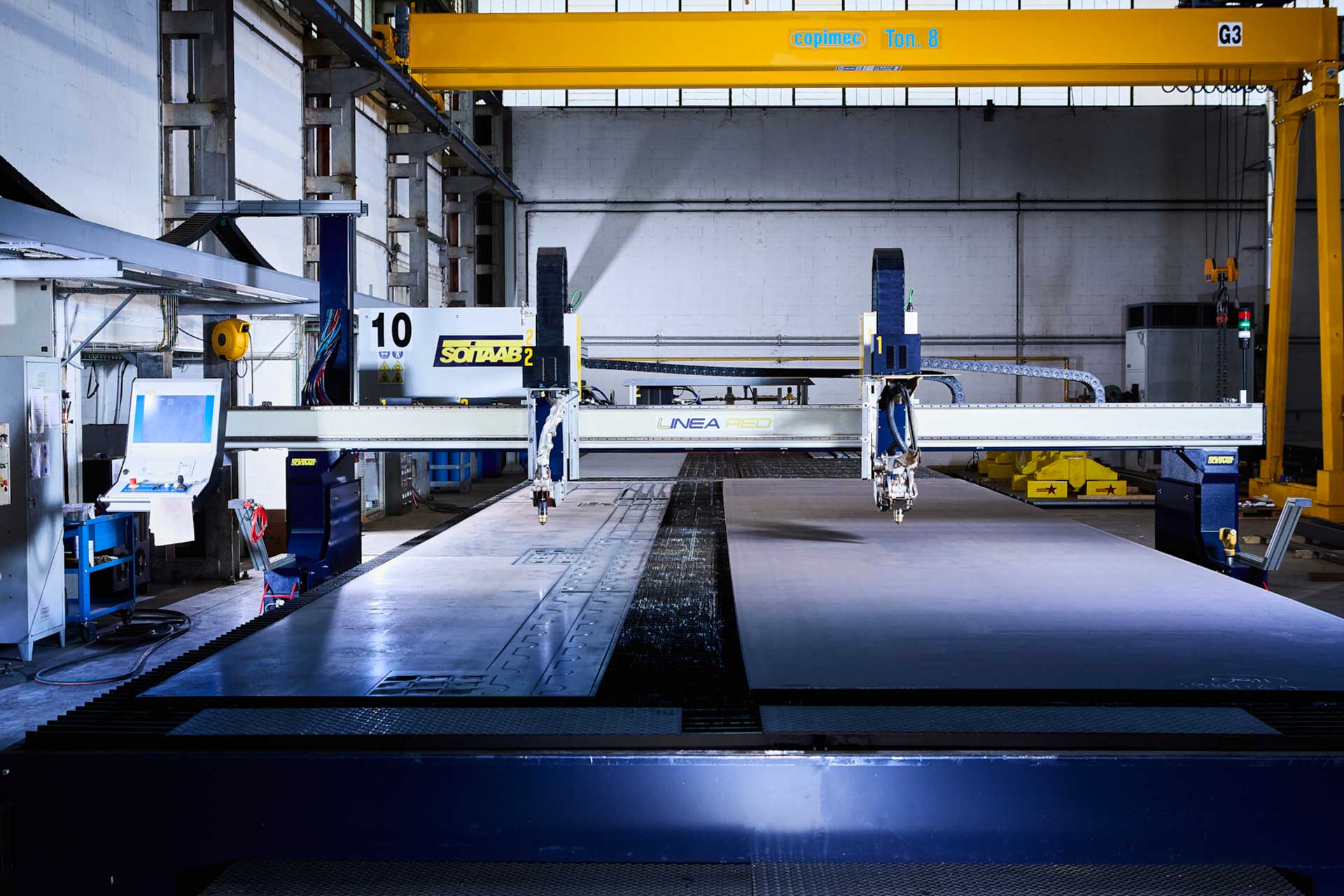 New bevel head plasma machine - Zoppelletto